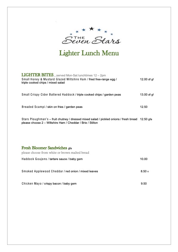 Home - The Seven Stars Winsley